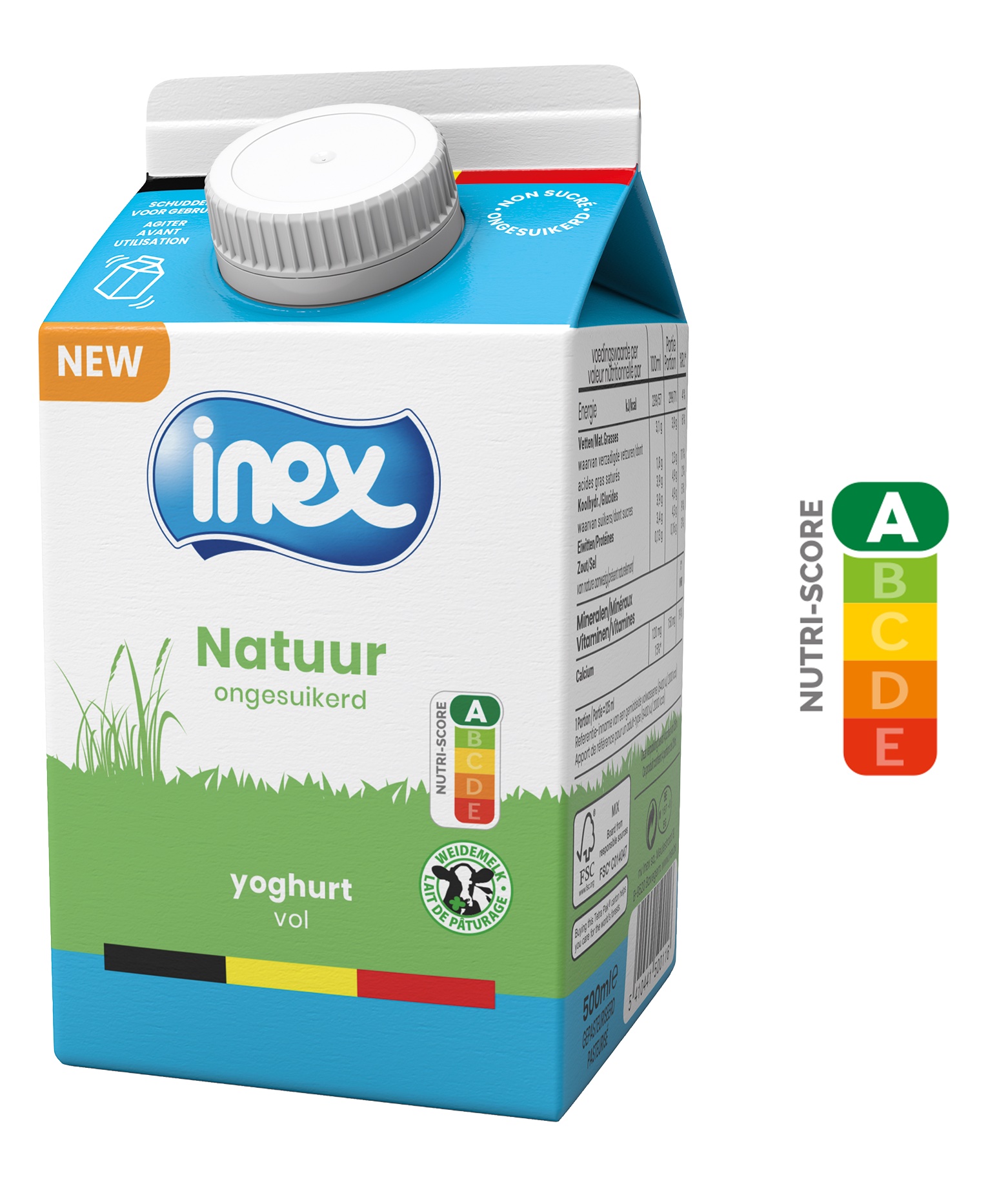 Natuuryoghurt 500ml - Inex
